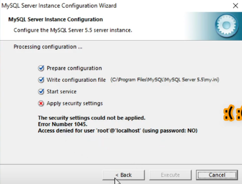 Cannot create windows service for MySQL ERROR 0 - NKG Academy
