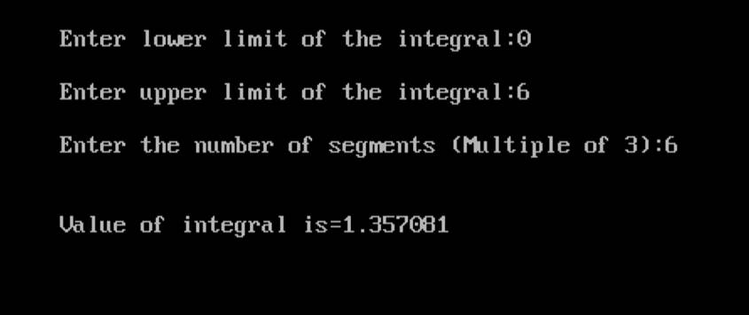 Numerical Integration Solved C Programs (Trapezoidal, Simpson's Rule (1 ...