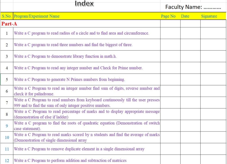 Programming in C Lab. (BCA Semester-I, BCA-52P-102) Practical Lab Manual 2024 - NKG Academy
